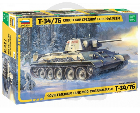 Battle-Models > 1:35 Soviet Medium Tank T-34/76 Mod.1943 Uralmash